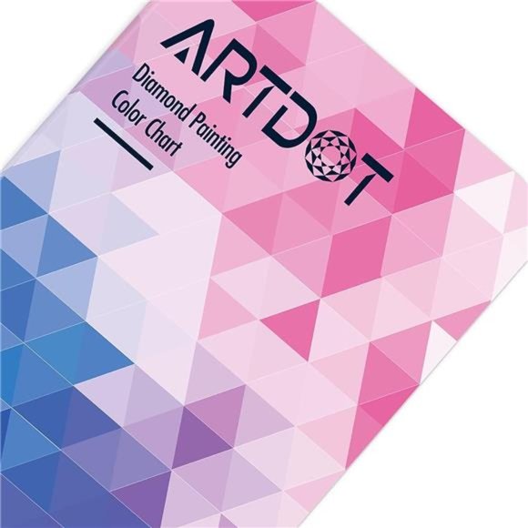 Art | Color Card For Diamond Painting Kits 5d Diamond Art Reference ...